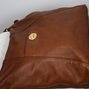 Isaac Mizrahi | Bags | Elegant Isaac Mizhari Genuine Brown Color ...